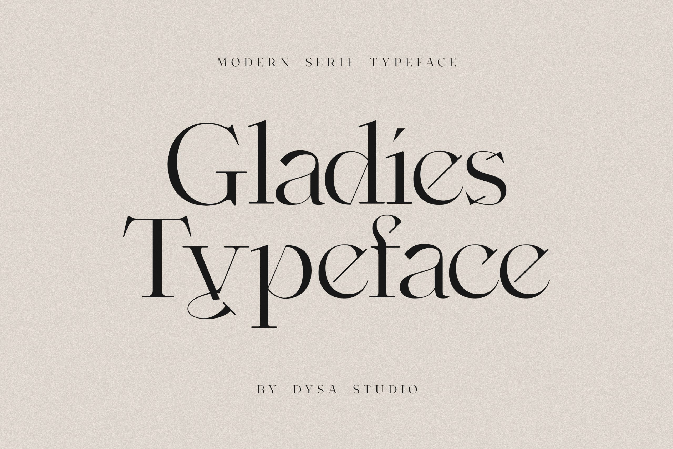 Gladies Typeface - DYSA Studio
